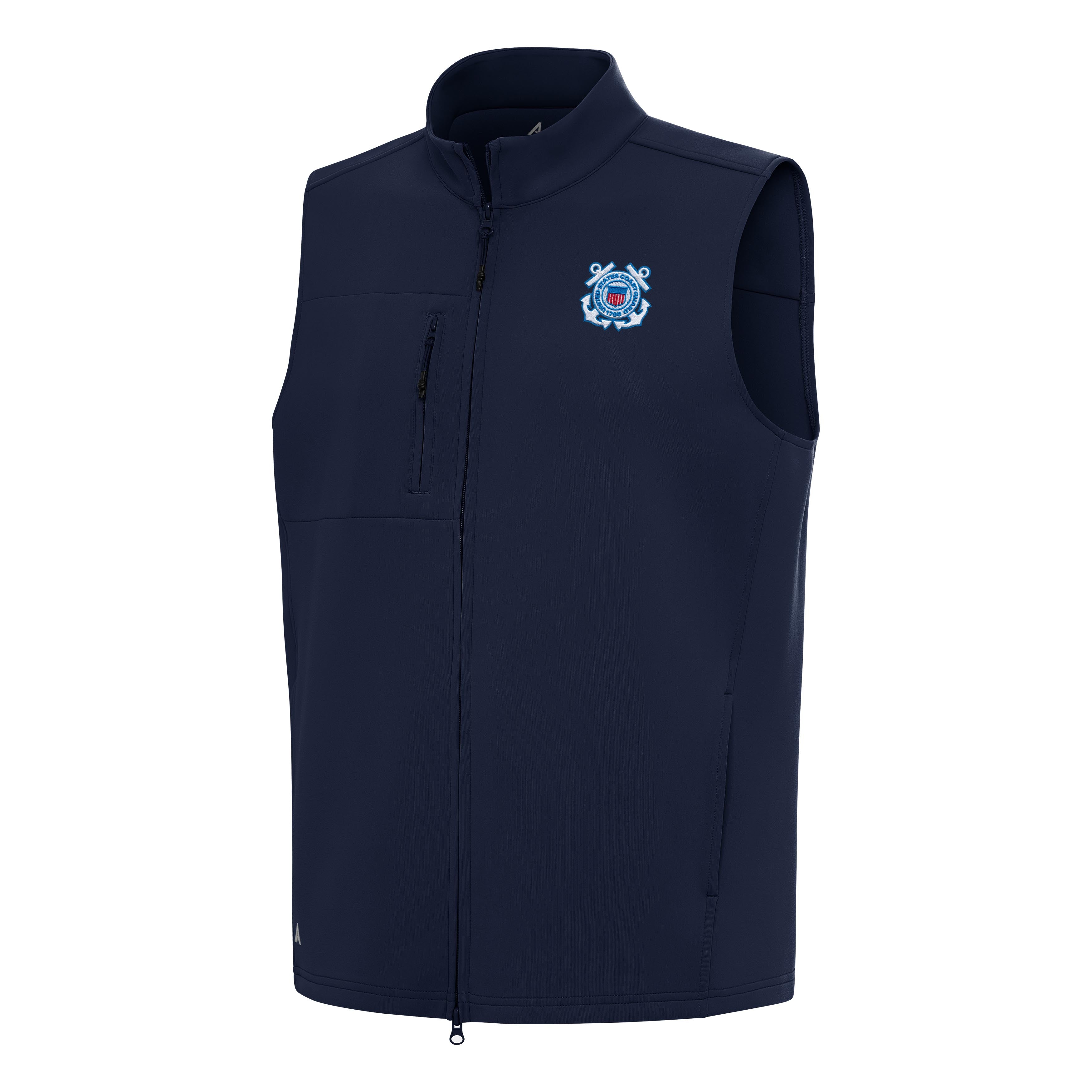 U.S. Coast Guard Men's Demand Full Zip Vest (Navy)* – Coast Guard Gear