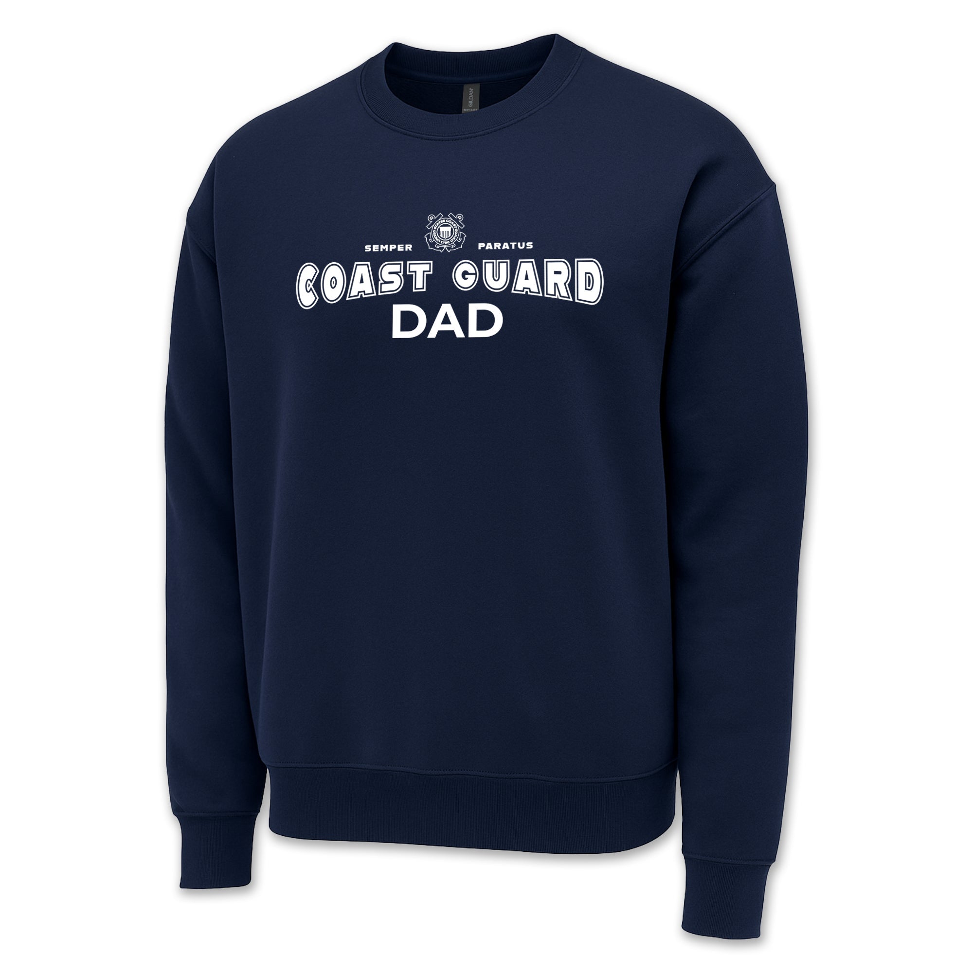 Coast Guard Dad Crewneck (Navy) – Coast Guard Gear
